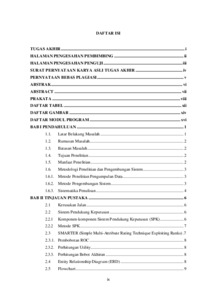 IMPLEMENTASI METODE SMARTER (SIMPLE MULTI-ATTRIBUTE RATING TECHNIQUE EXPLOITING RANK) DENGAN ...